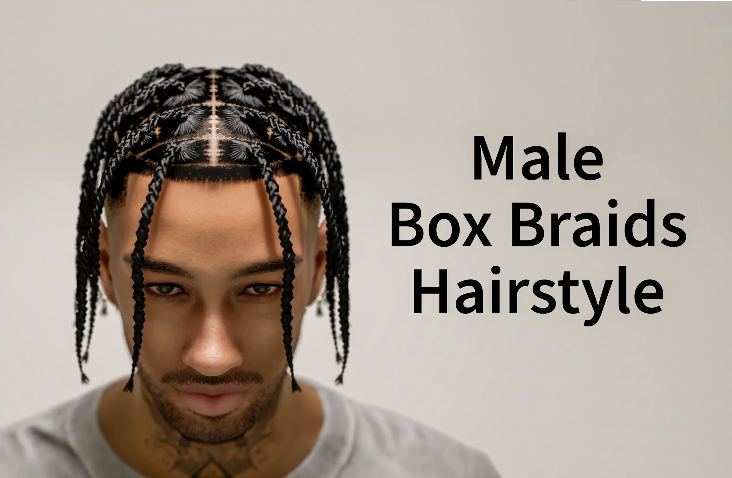 Male Box Braids Hairstyle V1.0 » Modszip.com