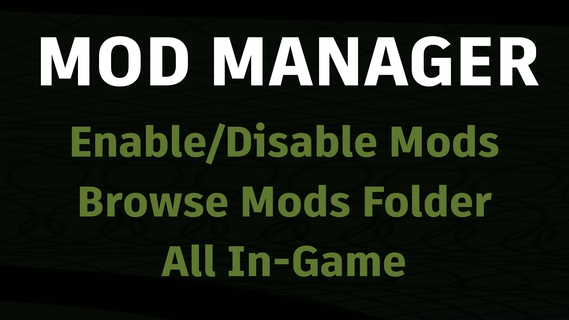 Mod Manager V1.2 » Modszip.com